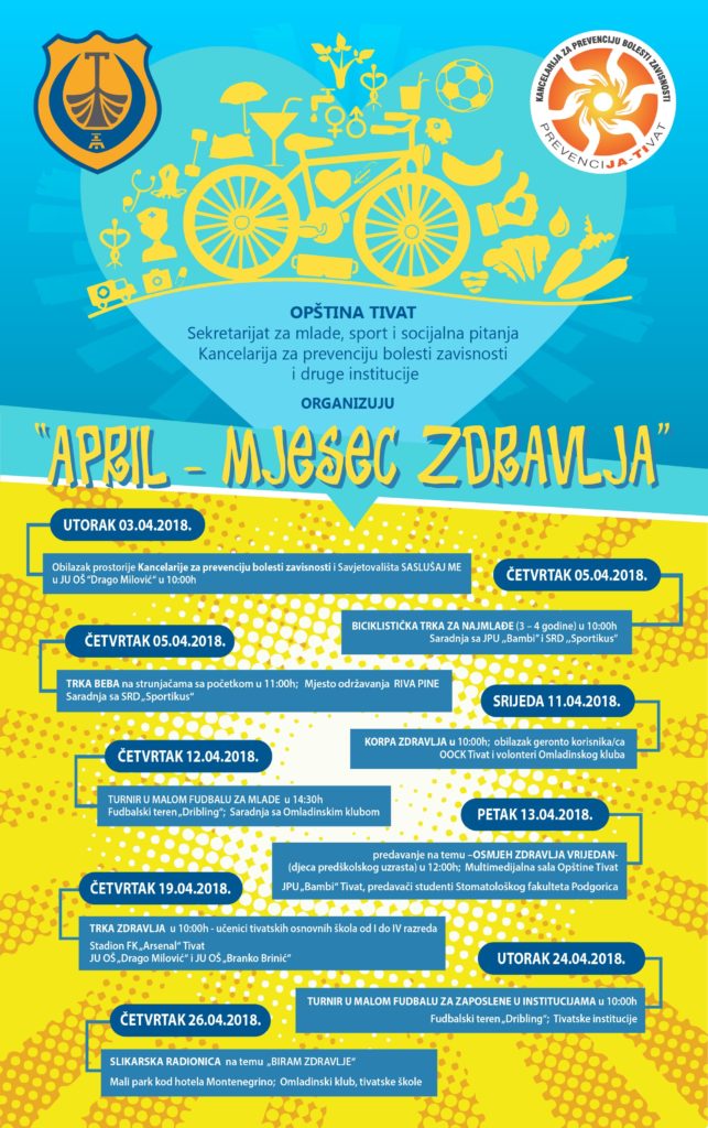 Mjesec april – mjesec zdravlja - Tivat Travel | Turistička Organizacija