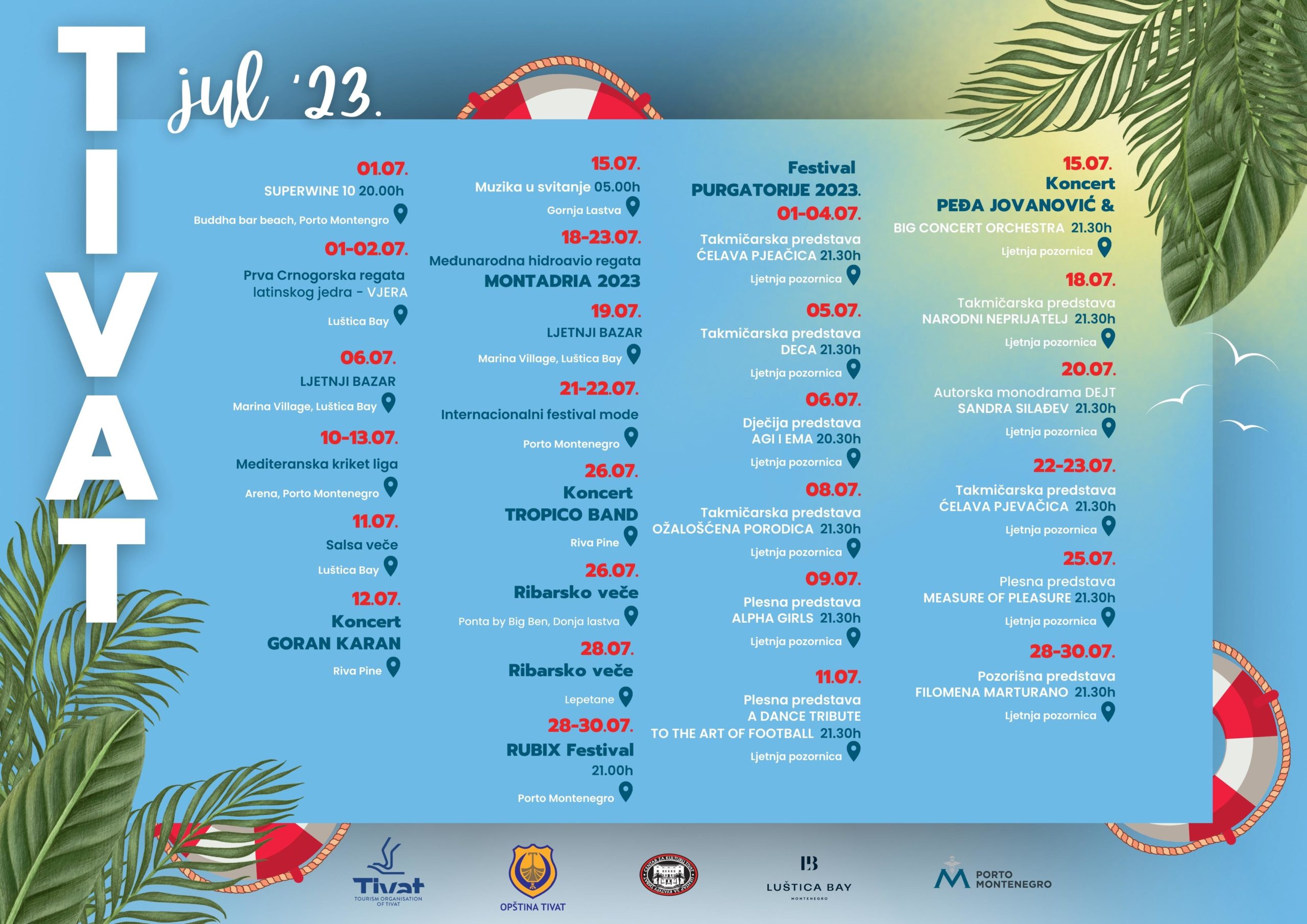 Tivat Travel | Turistička Organizacija | Tivat Crna Gora, Montenegro